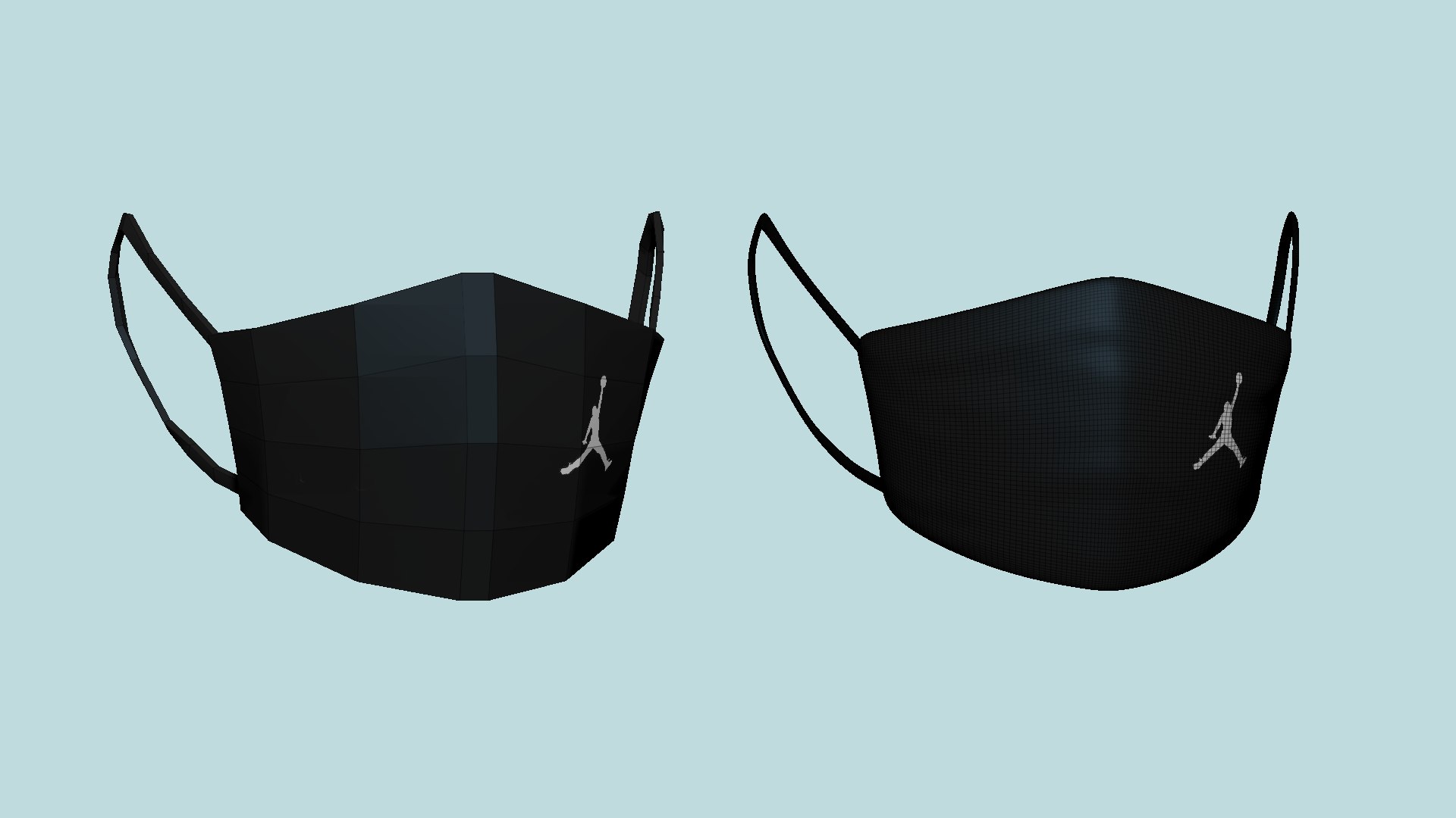 3D Jordan Covid Mask CGI - Character Fashion Design - TurboSquid 1718695