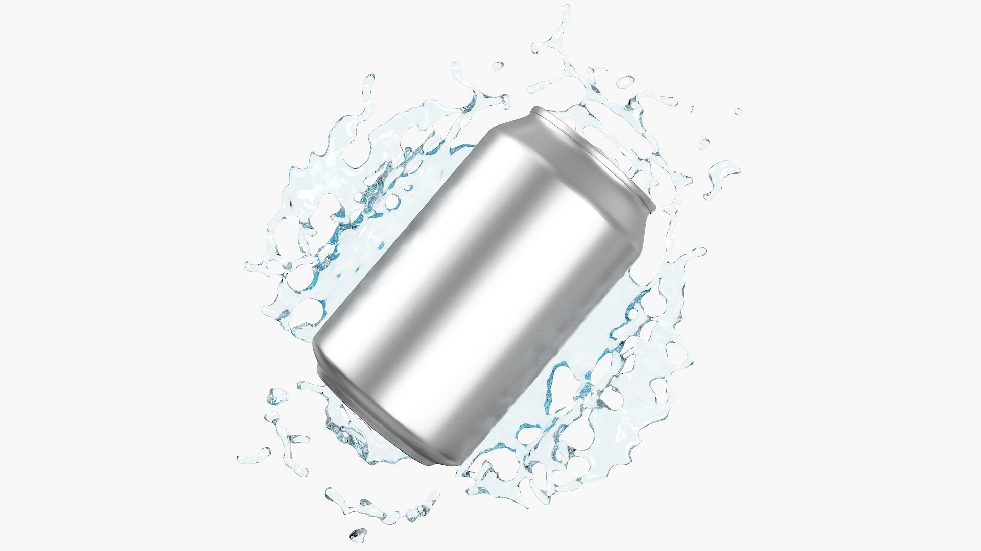 3D Splash 1 Standard Can 330ml Model - TurboSquid 1717454