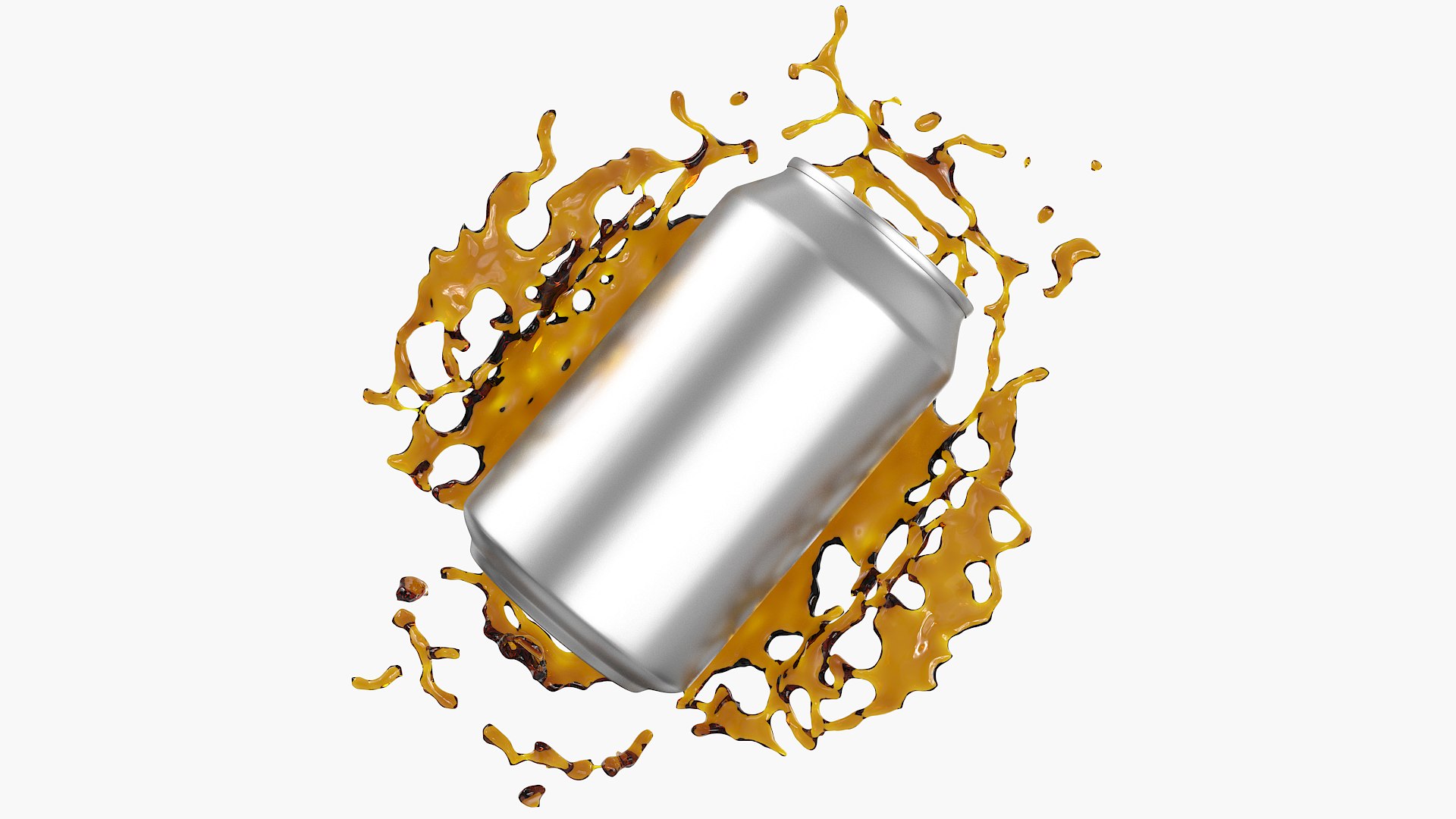 3D Splash 1 Standard Can 330ml Model - TurboSquid 1717454