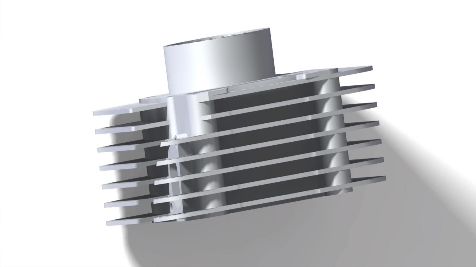 Fins In Engine 3d Solid Part 3D Model - TurboSquid 2424213