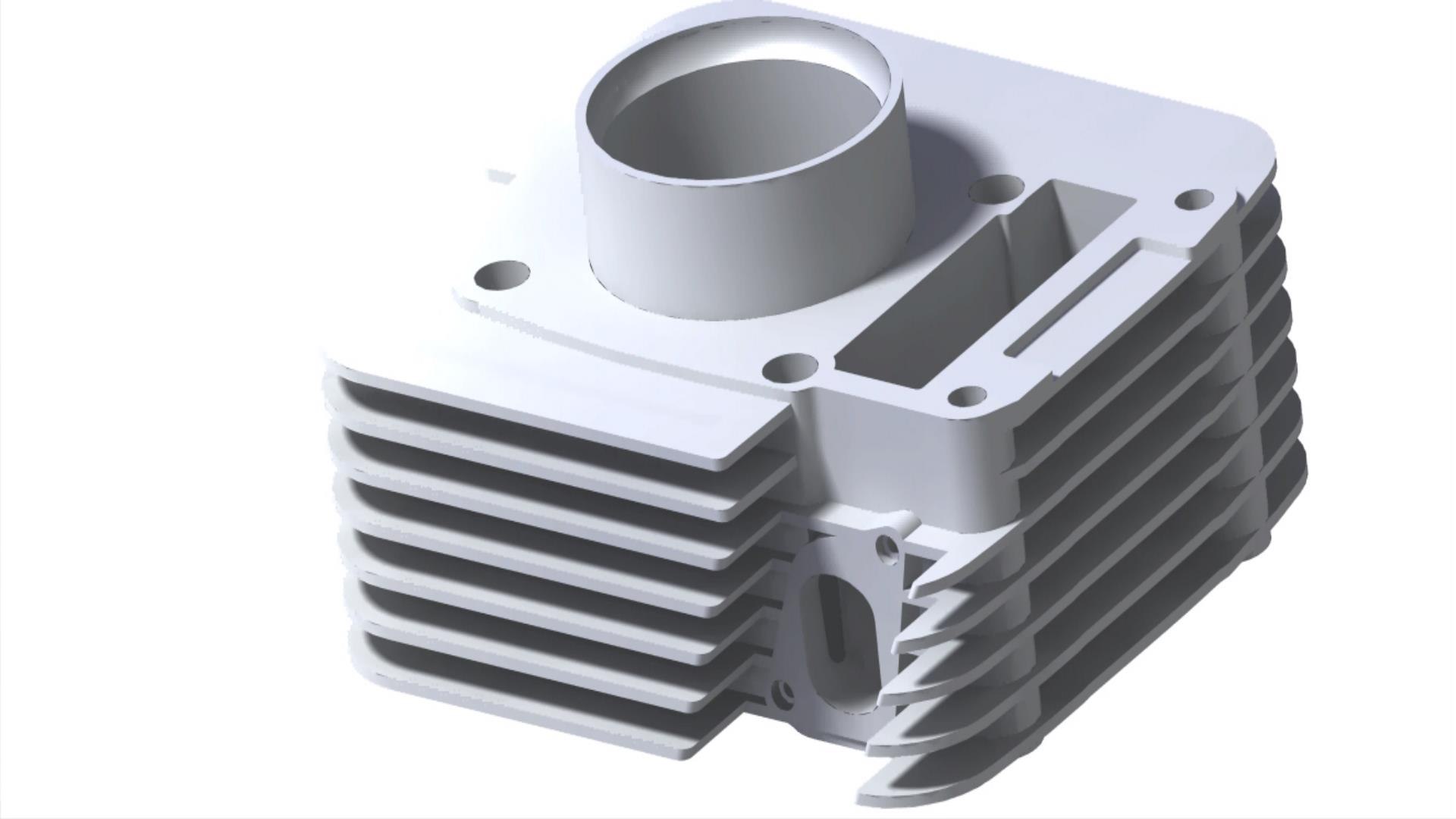 Fins In Engine 3d Solid Part 3D Model - TurboSquid 2424213