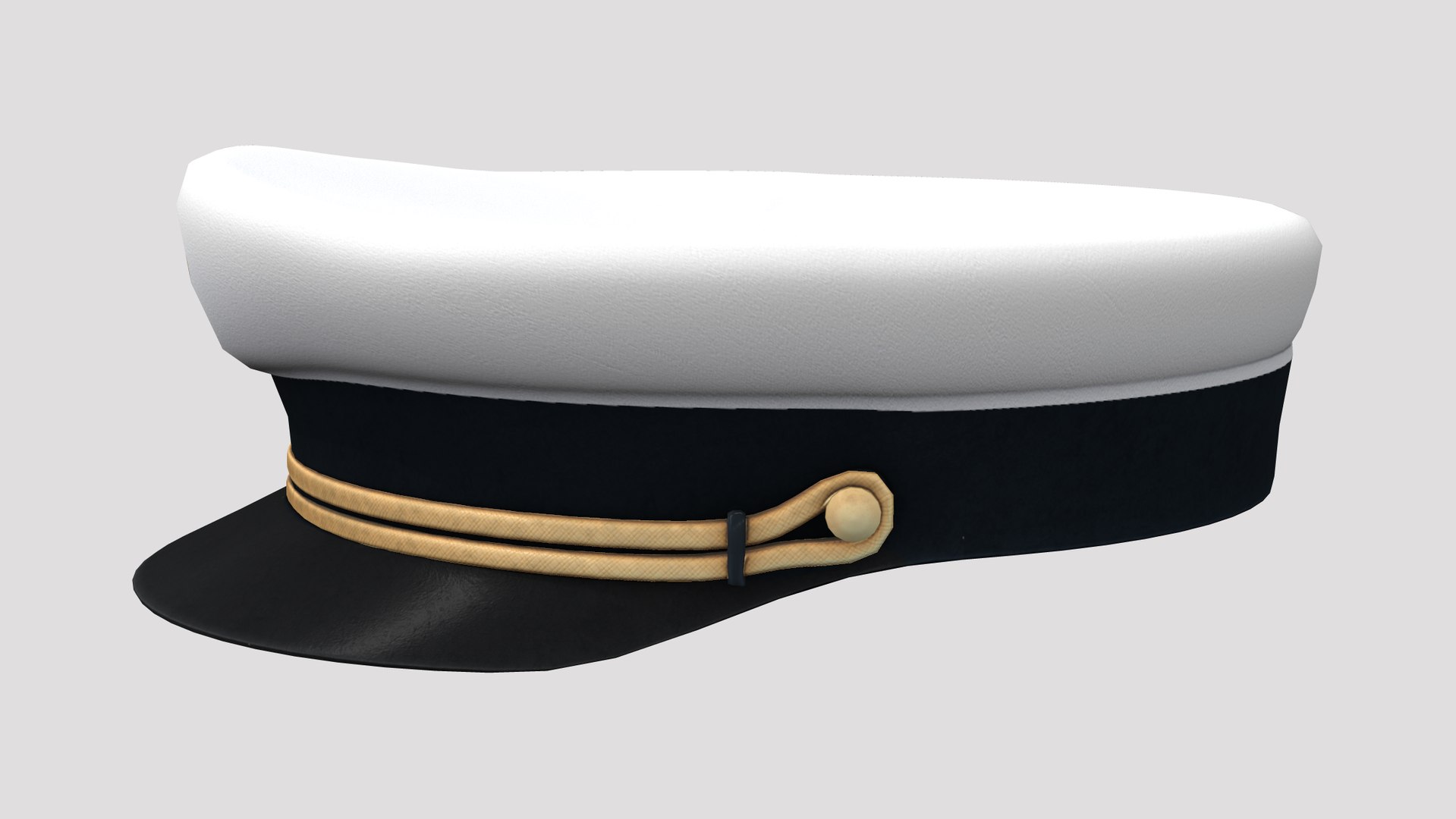 Military White Navy Hat 3D - TurboSquid 1959707