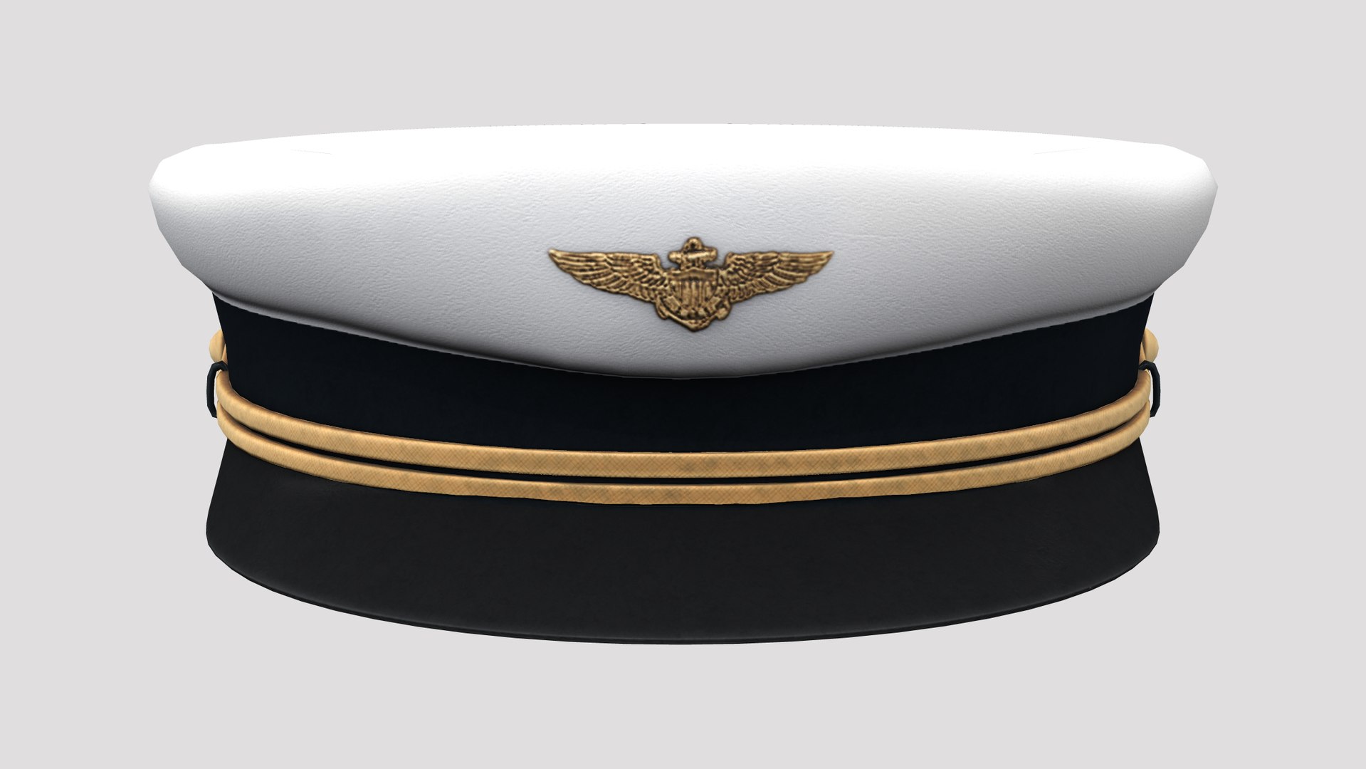 Military White Navy Hat 3D - TurboSquid 1959707