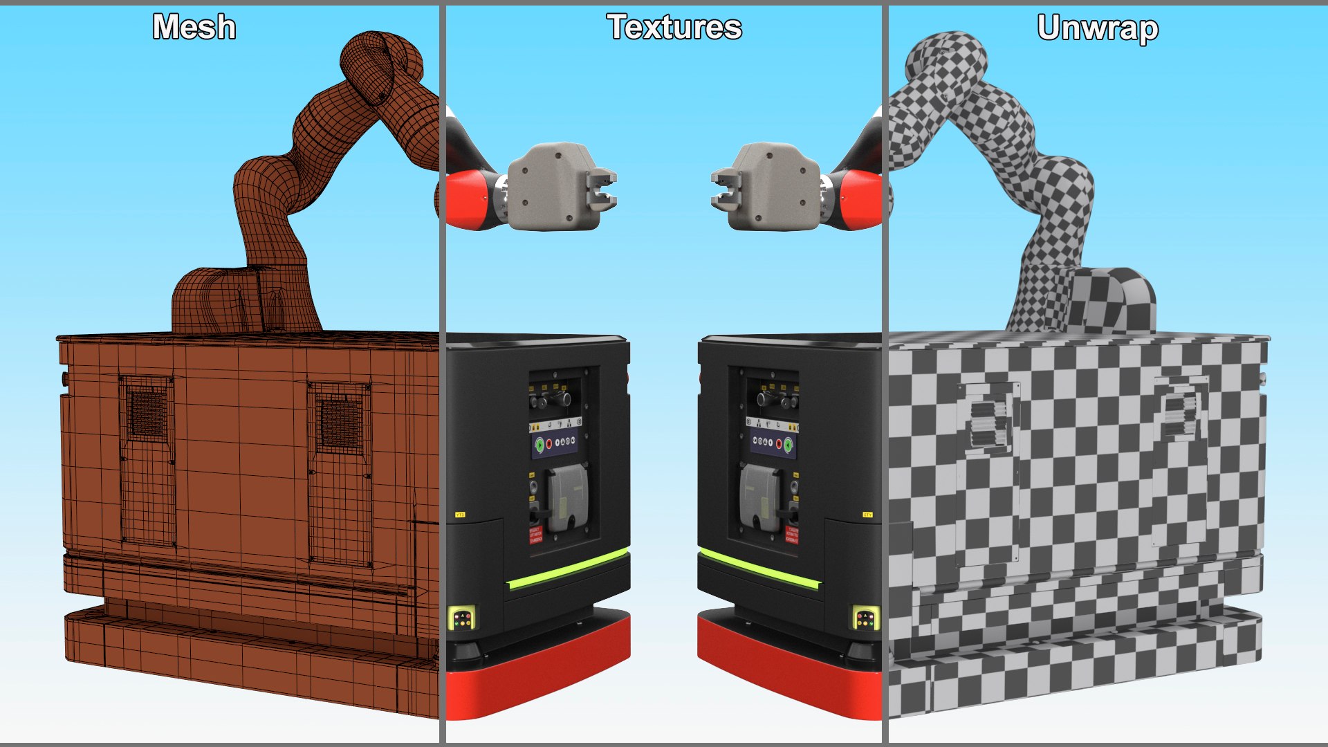 3D Autonomous Robot Hand With Manipulator Rigged For Maya - TurboSquid ...