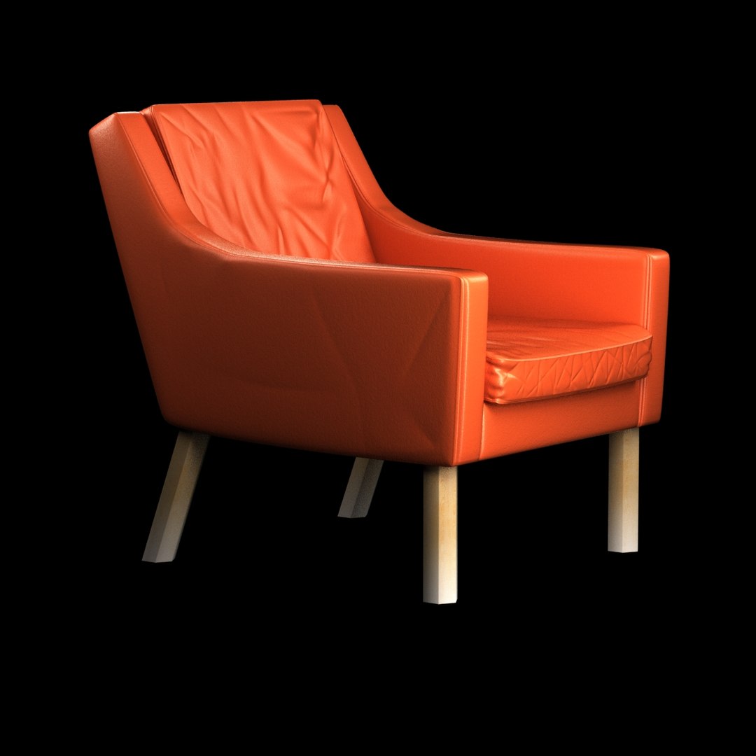 mogensen armchair 3d max
