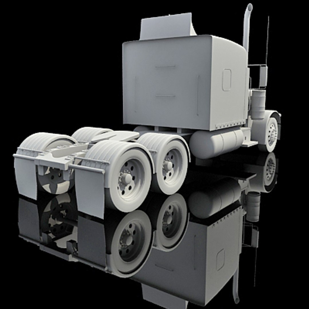 3d American Truck Model