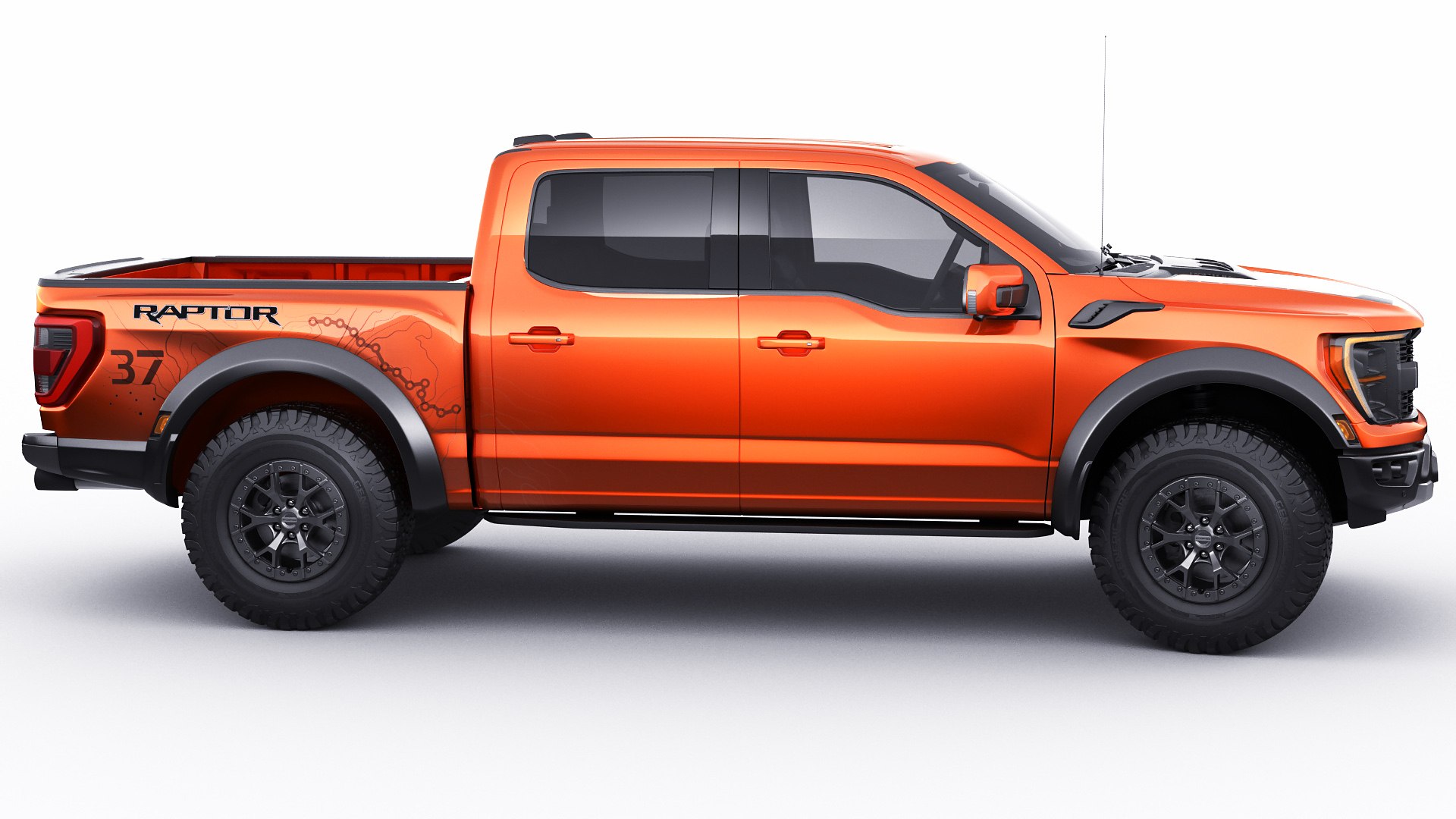 3D Ford F-150 Raptor 2021 Model - TurboSquid 1734460