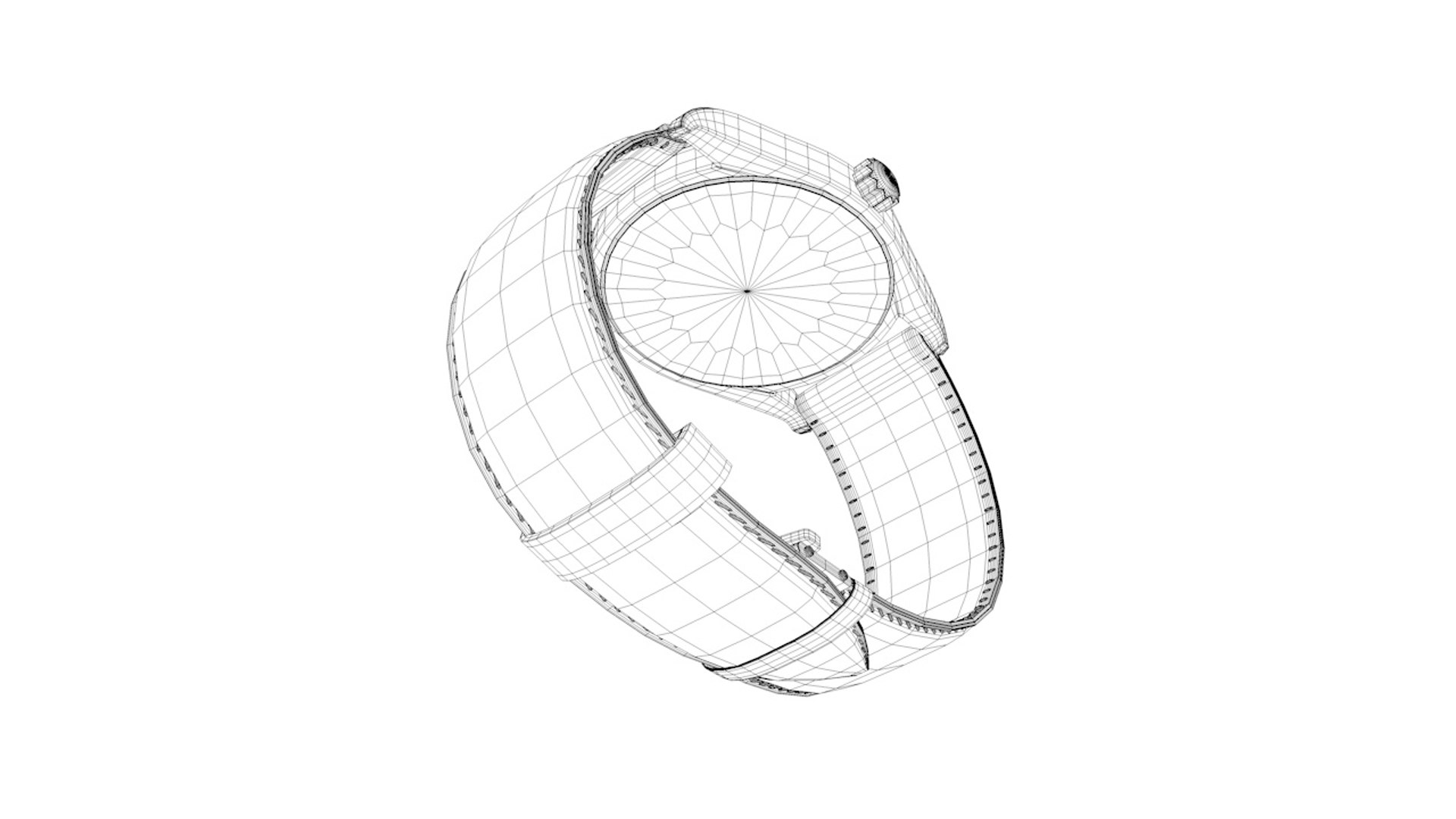 Wrist Watch 3d Obj
