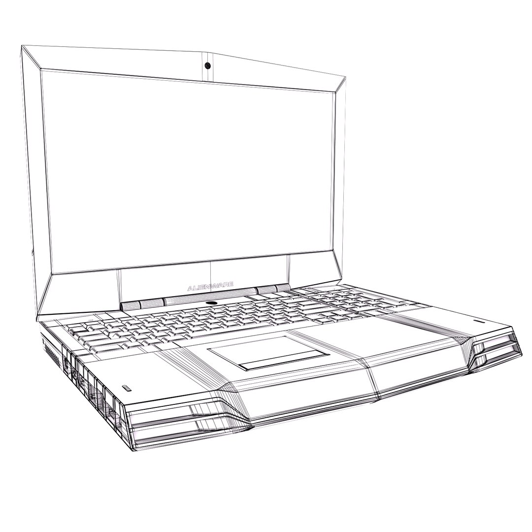 Alienware M17x Laptop 3d Max
