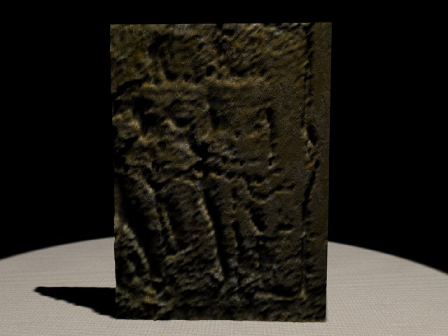 3d Model Museum Artifact Relief