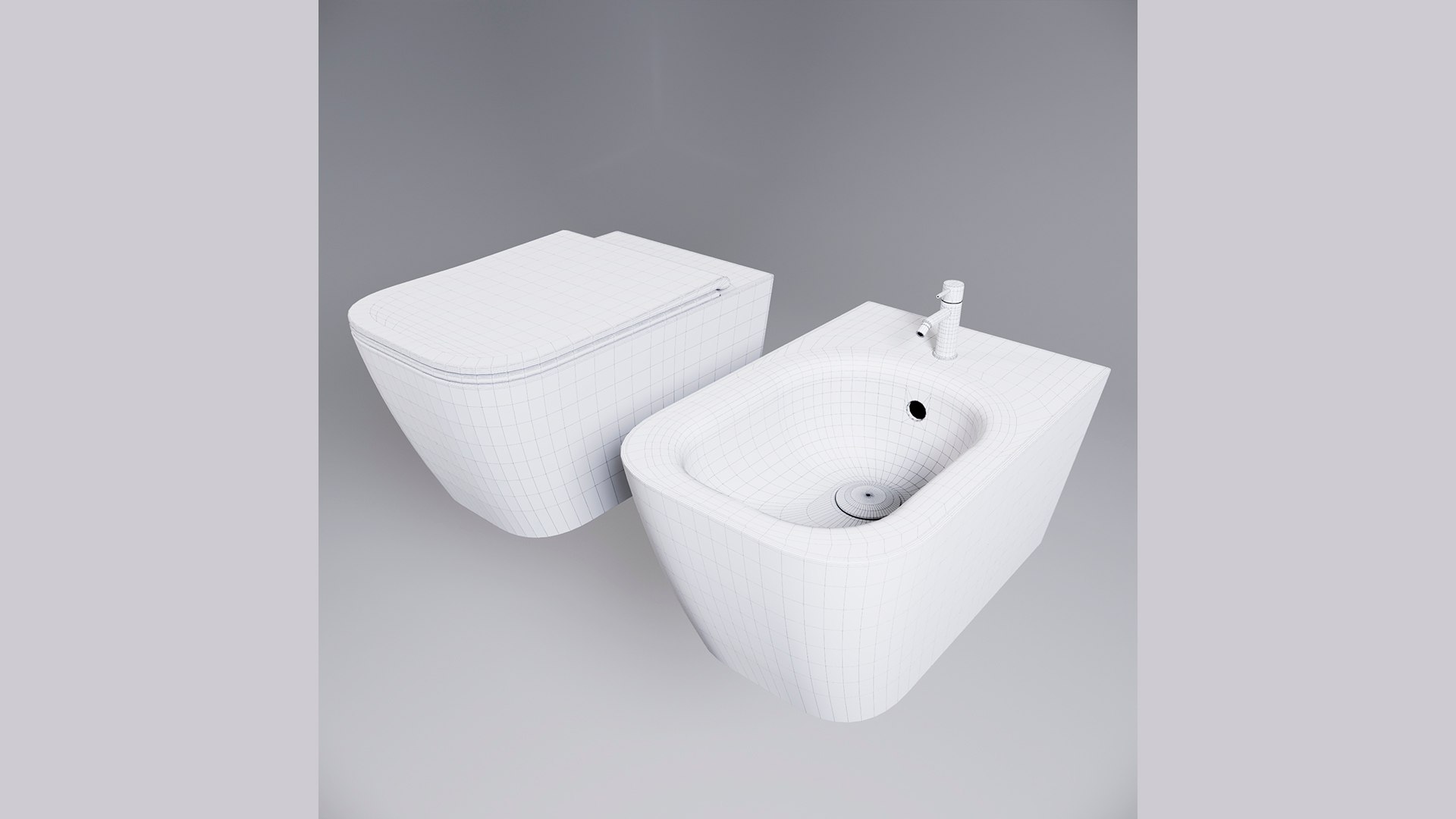 Bidet And Toilet 3D Model - TurboSquid 2114783