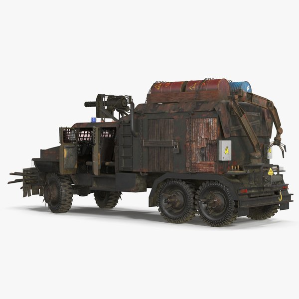 Apocalyptic Truck Rigged for Cinema 4D 3D 모델 - TurboSquid 2114966