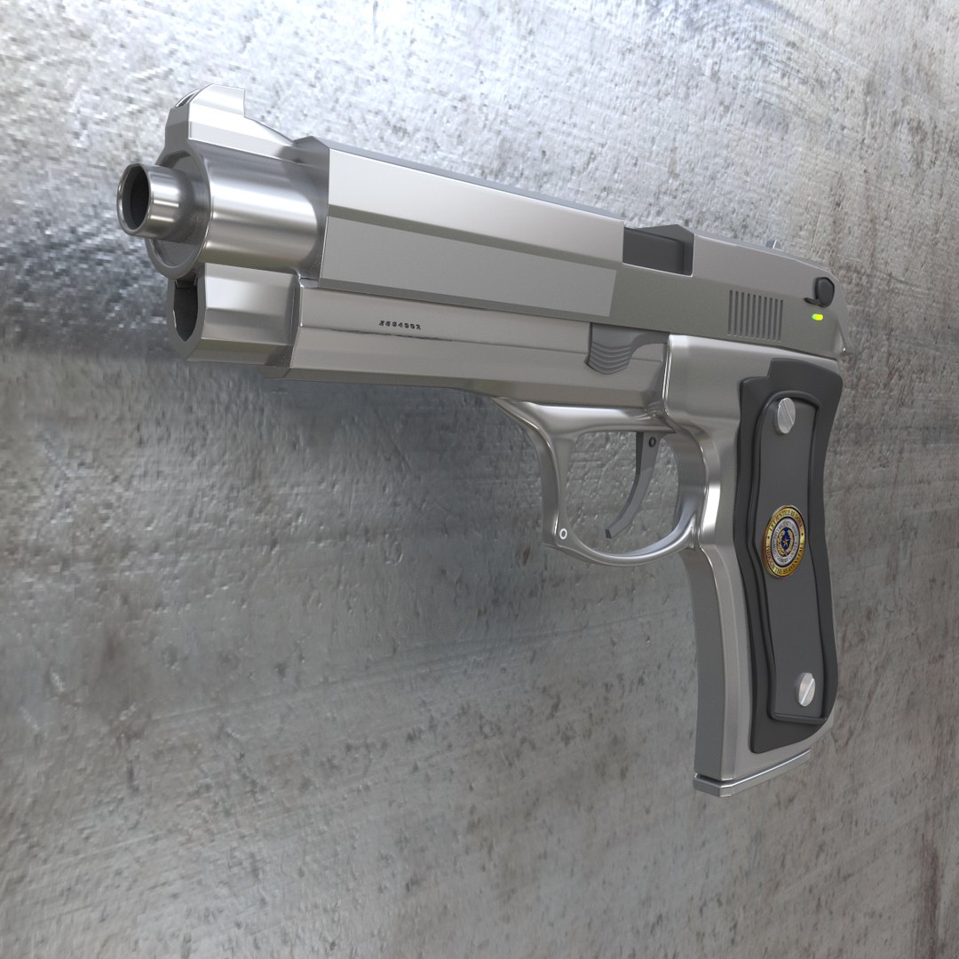 3dsmax M9 Pistol