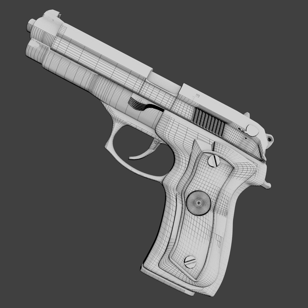 3dsmax M9 Pistol