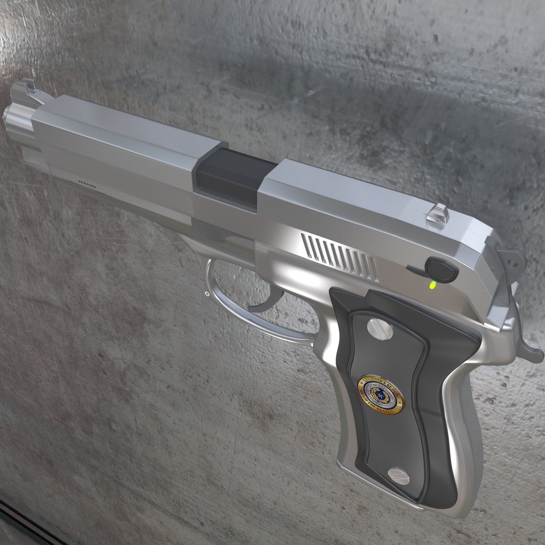 3dsmax M9 Pistol