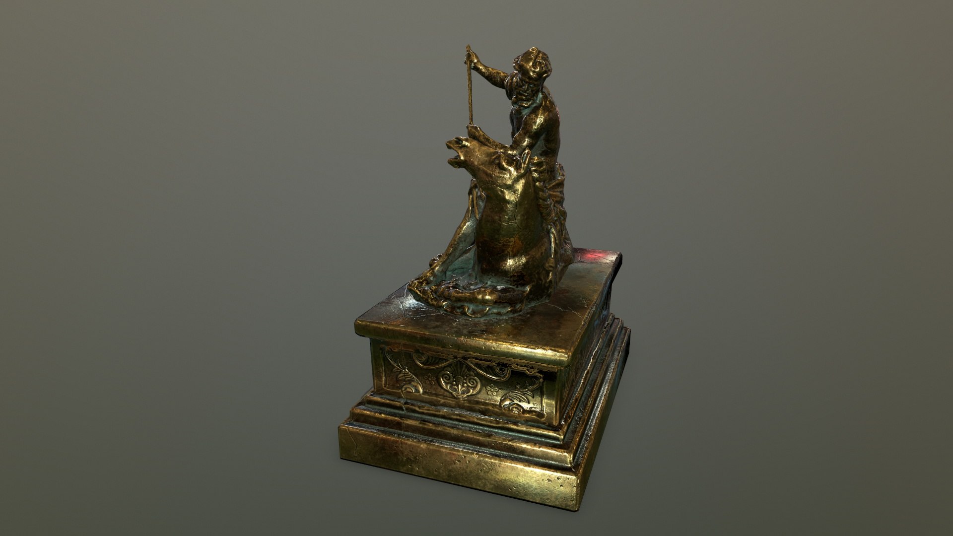 3D Neptune Statue Model - TurboSquid 1394949