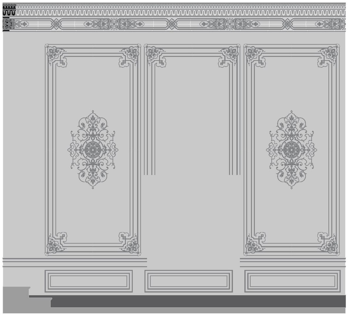 3D scene palace room model - TurboSquid 1194317