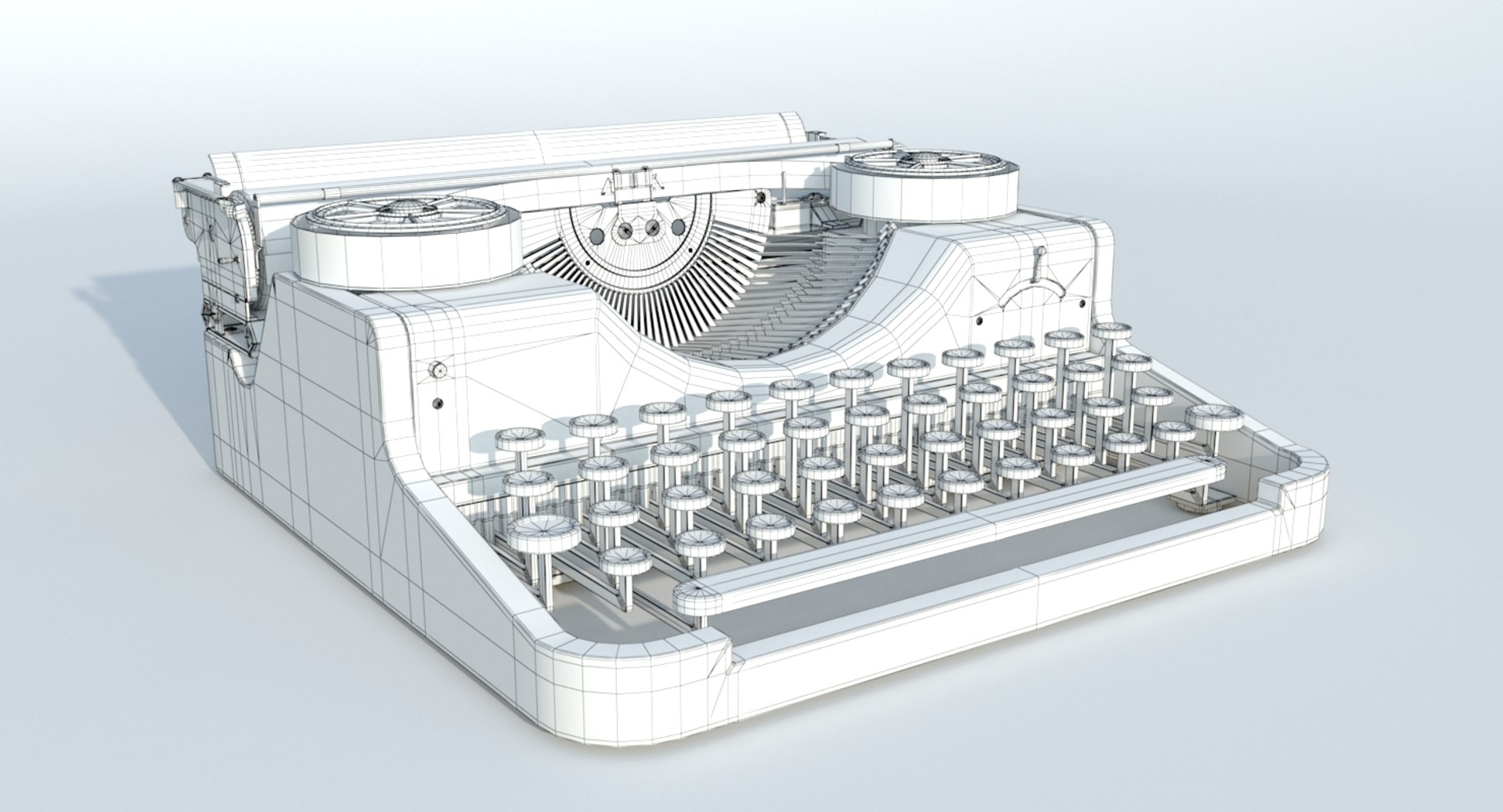 3D Type Retro Model - TurboSquid 1300640
