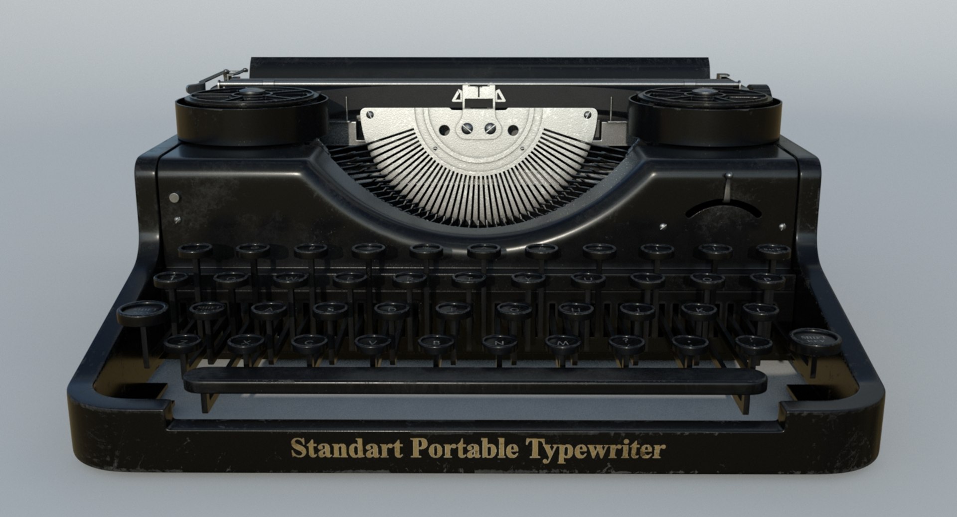 3D Type Retro Model - TurboSquid 1300640