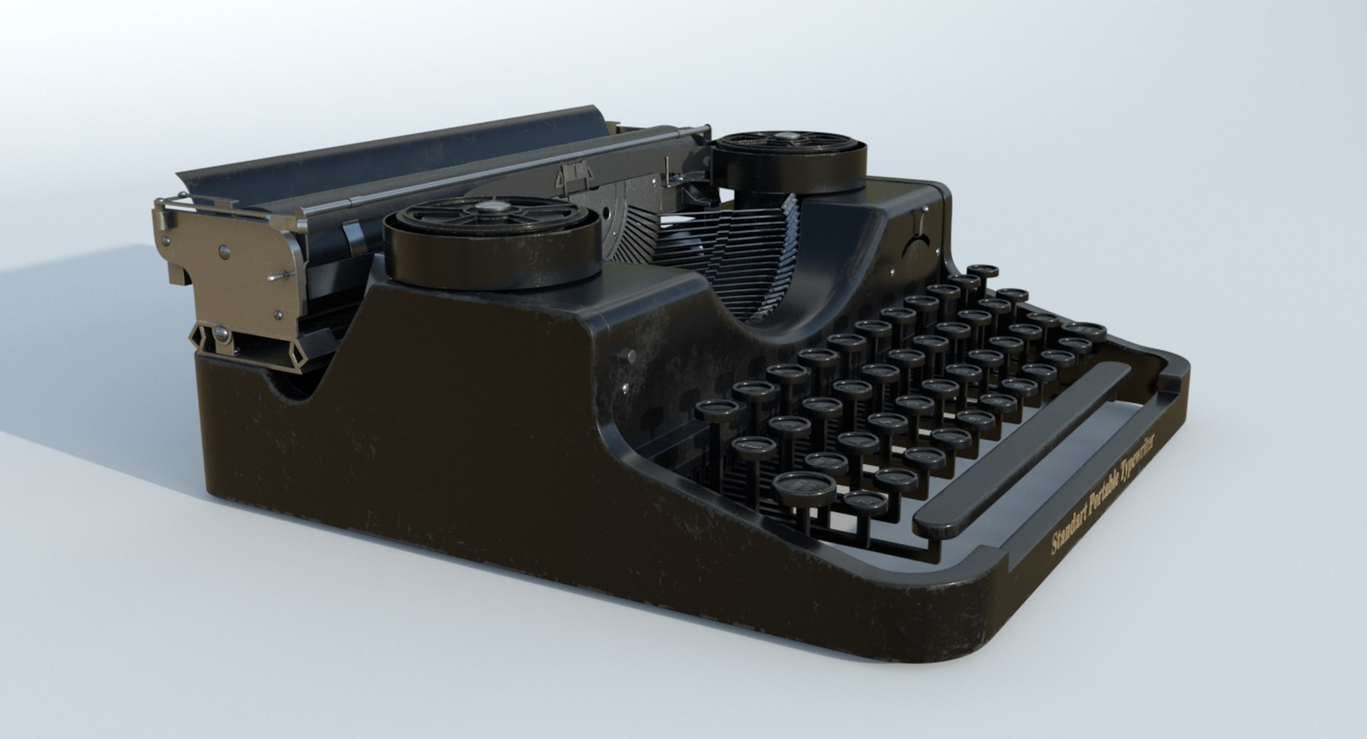3D Type Retro Model - TurboSquid 1300640