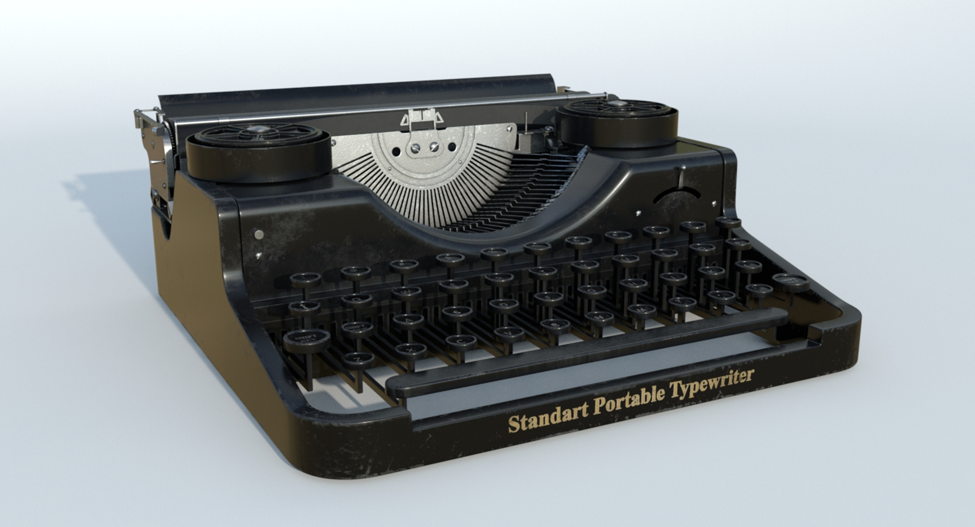 3D Type Retro Model - TurboSquid 1300640