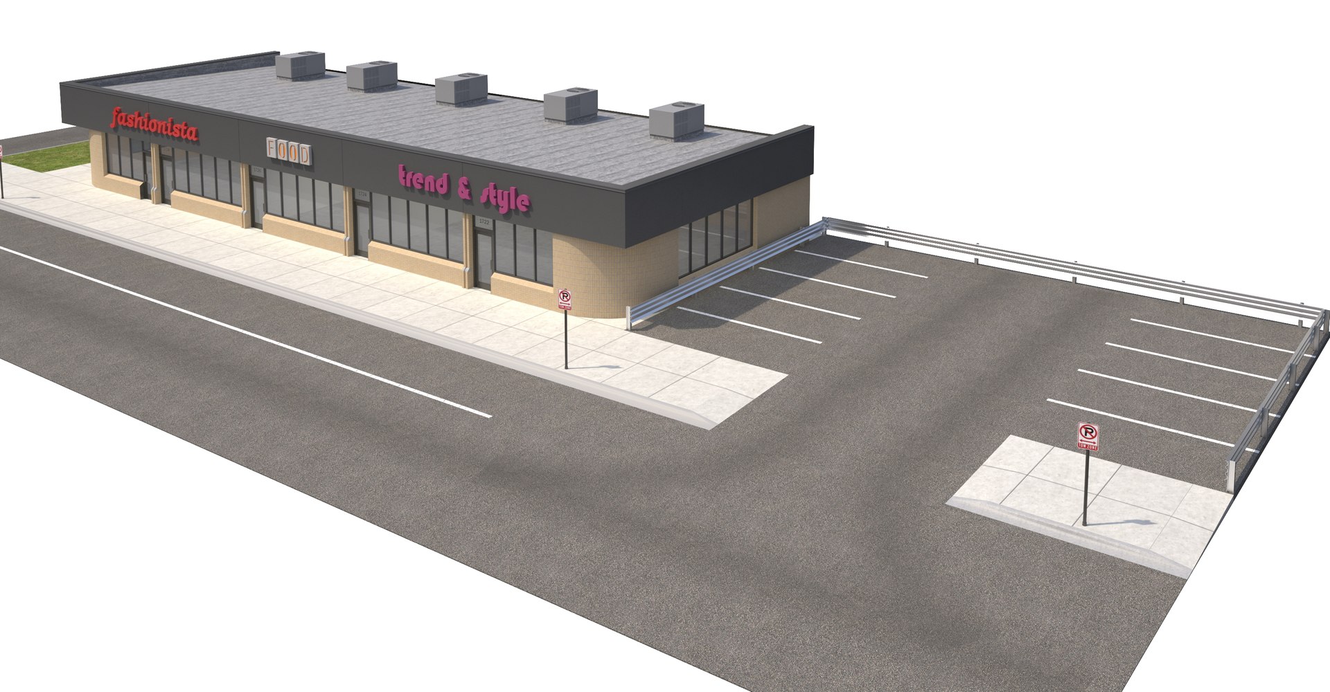 Store Retailer Mall 3D Model - TurboSquid 1653716