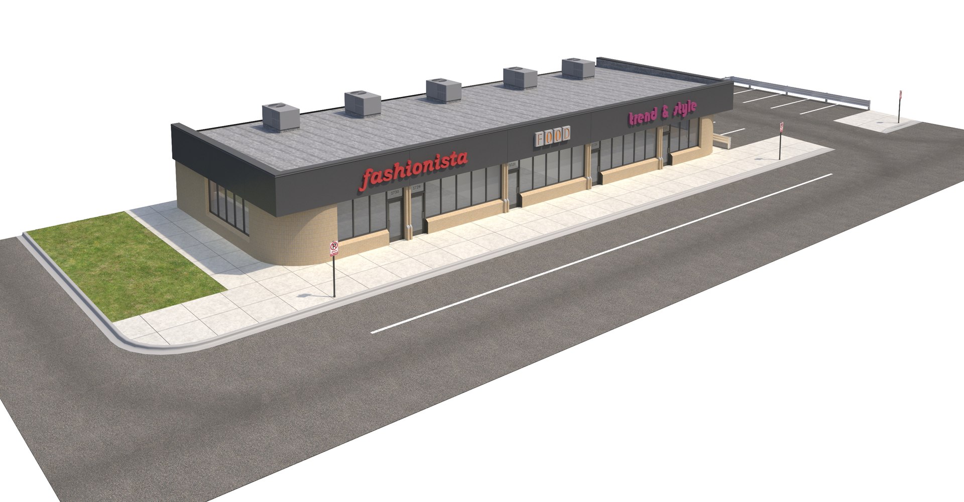 Store Retailer Mall 3D Model - TurboSquid 1653716