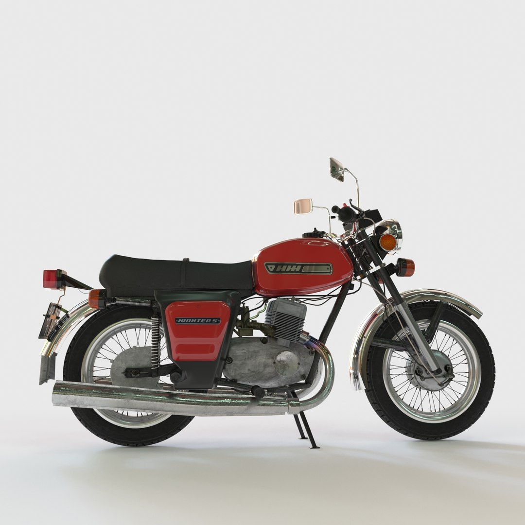 3D Soviet Izh Jupiter 5 - TurboSquid 1429004