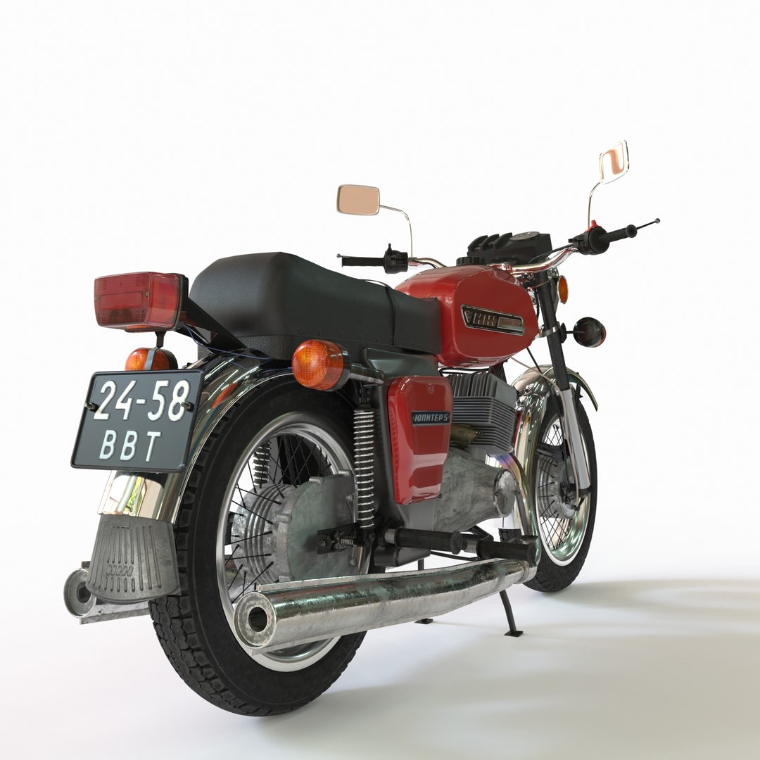 3D Soviet Izh Jupiter 5 - TurboSquid 1429004