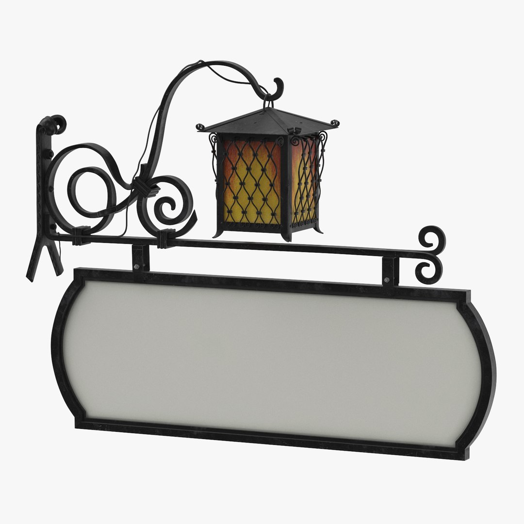 Storefront signs 3D - TurboSquid 1242440