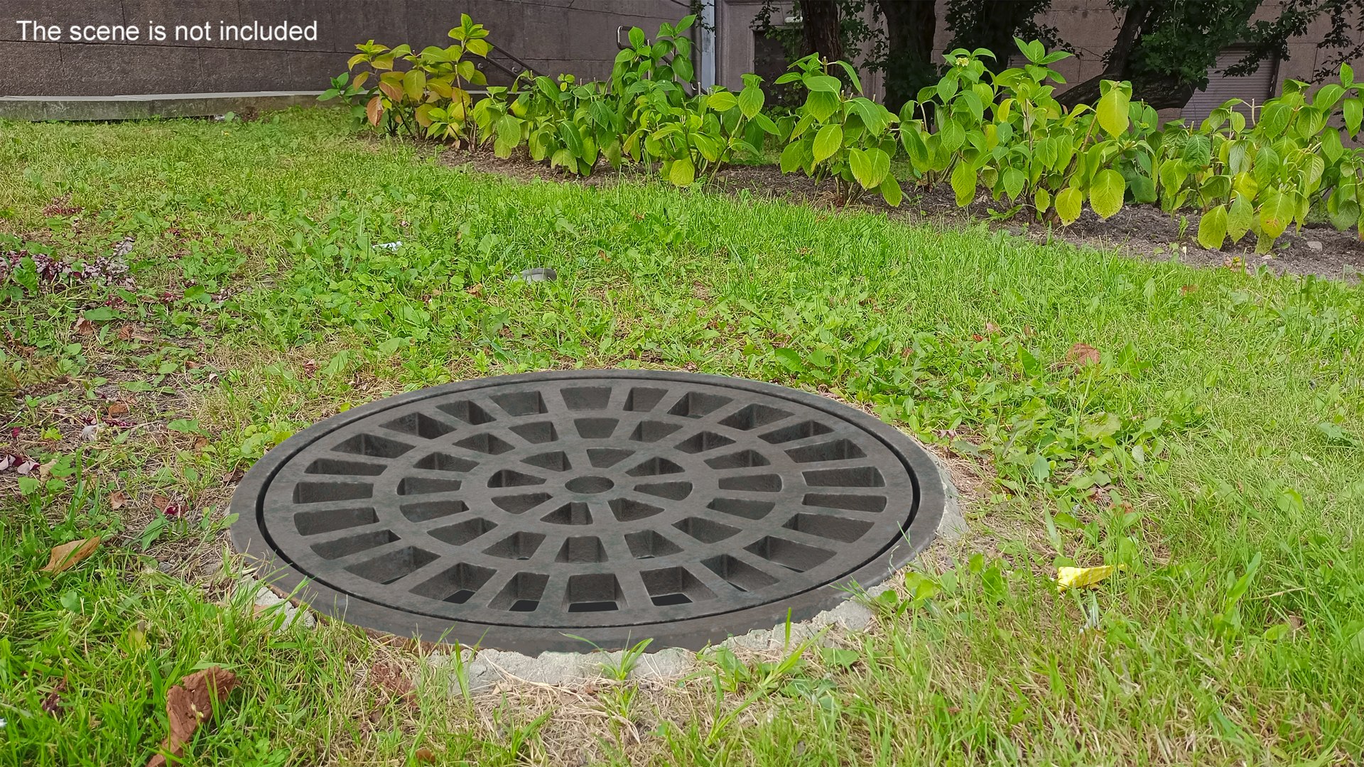 3D Water Drain Cover Round Model - TurboSquid 2282341