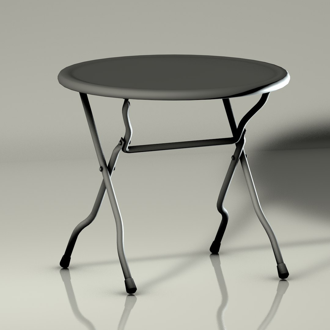 3D Foldable Table Model - TurboSquid 1776973