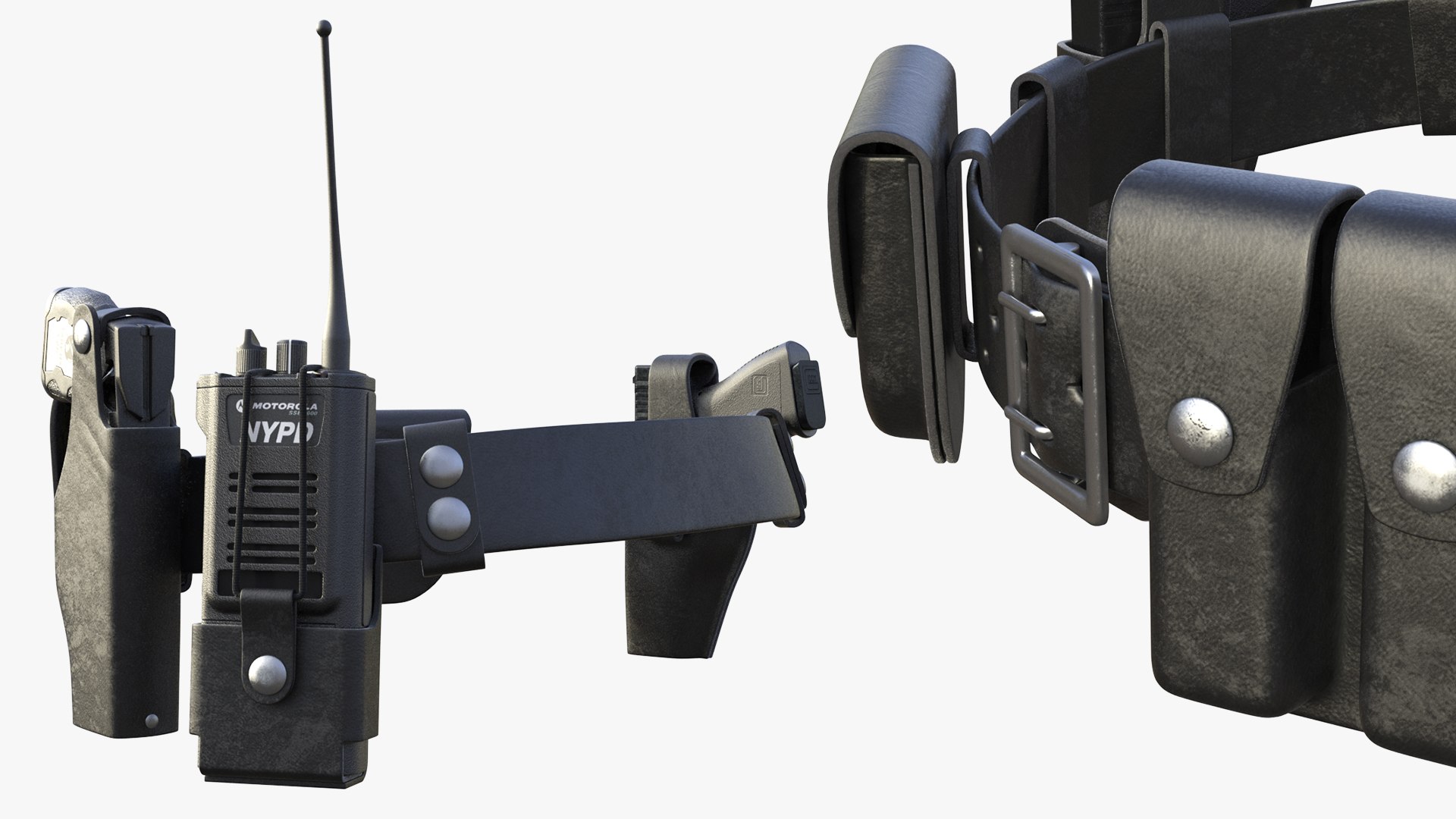 Police modular enforcement equipment model - TurboSquid 1472292