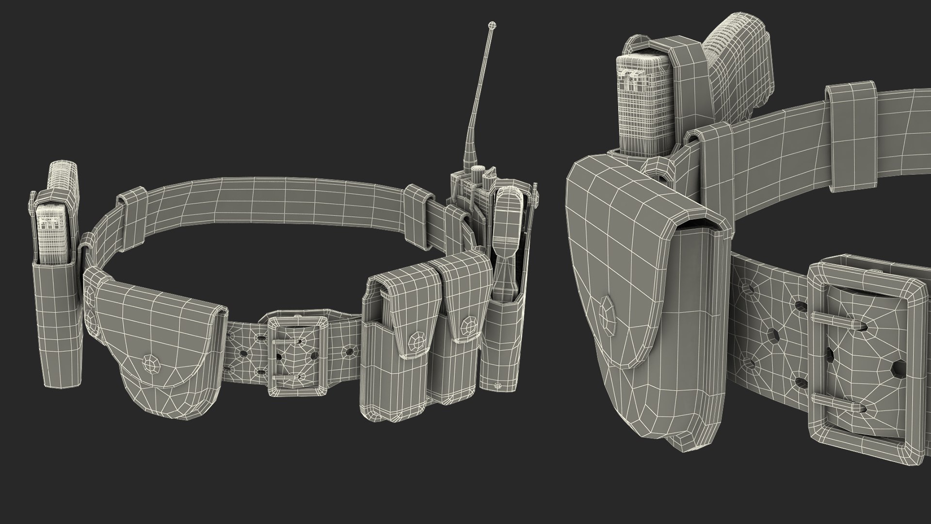 Police modular enforcement equipment model - TurboSquid 1472292
