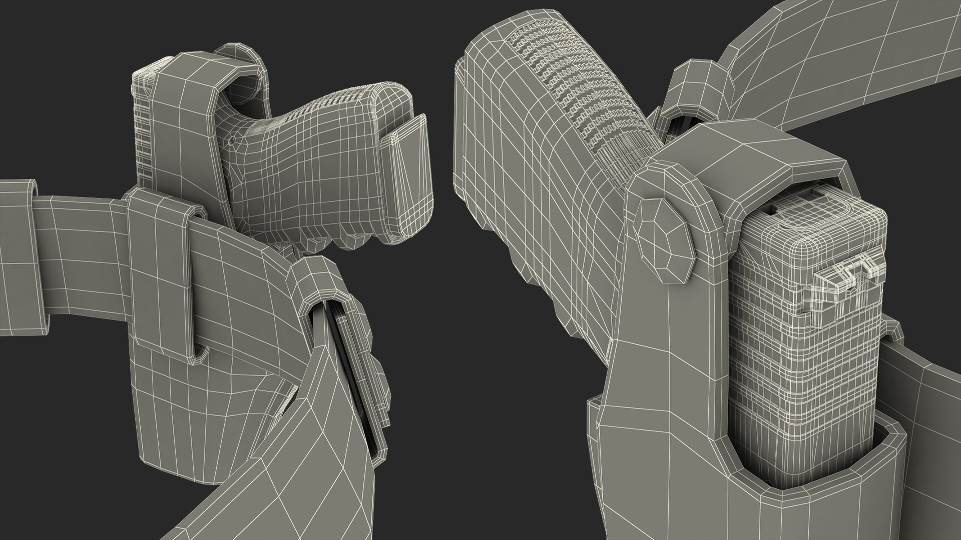 Police modular enforcement equipment model - TurboSquid 1472292
