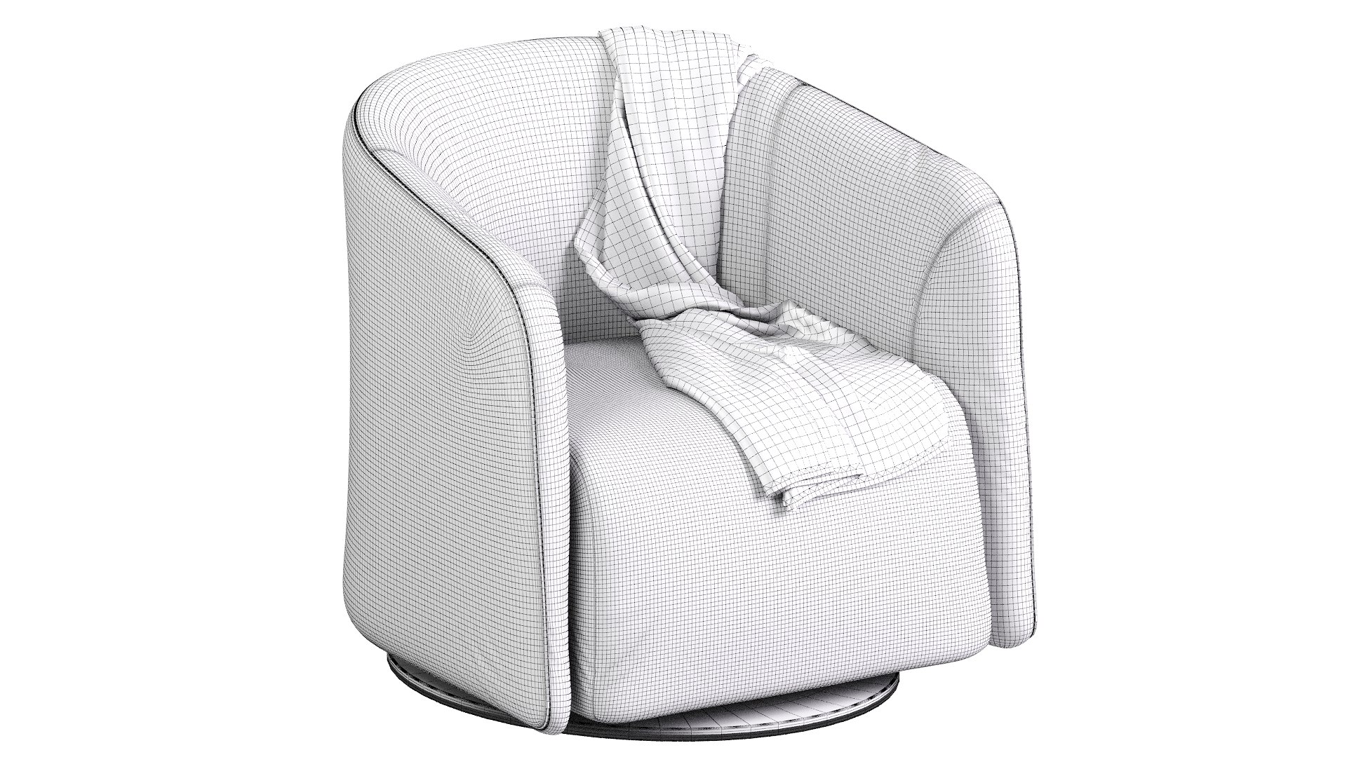 3D Model Logos Armchair Leather By Natuzzi - TurboSquid 2085766