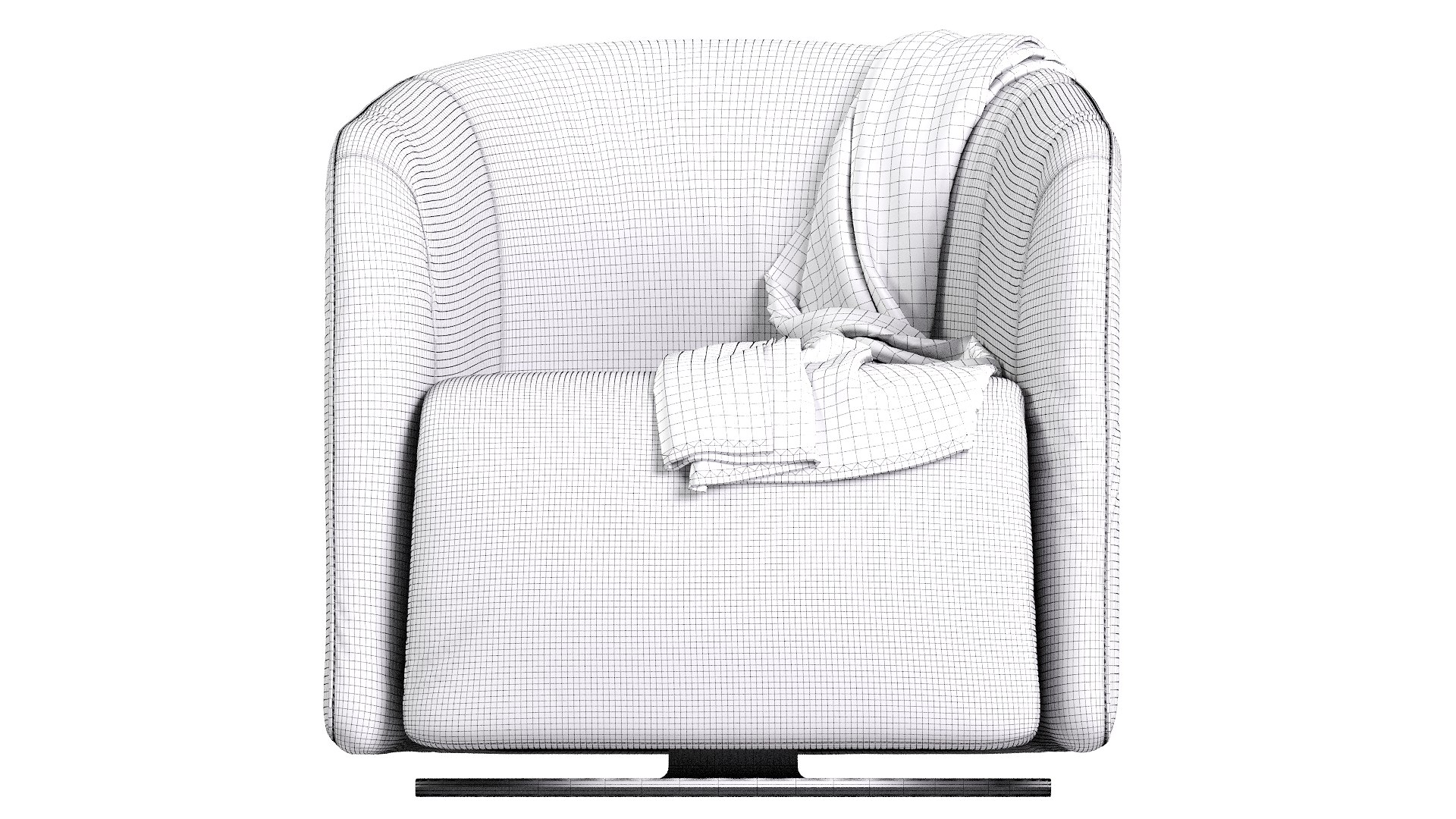 3D Model Logos Armchair Leather By Natuzzi - TurboSquid 2085766