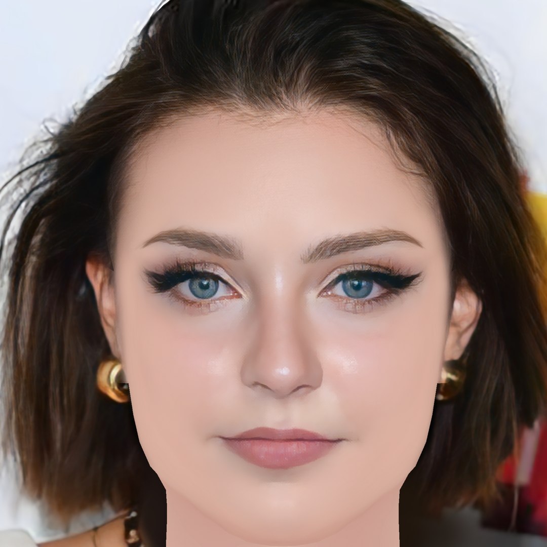 3D Model Aviva Mongillo Head - No Hair - Low Poly Head For Game ...