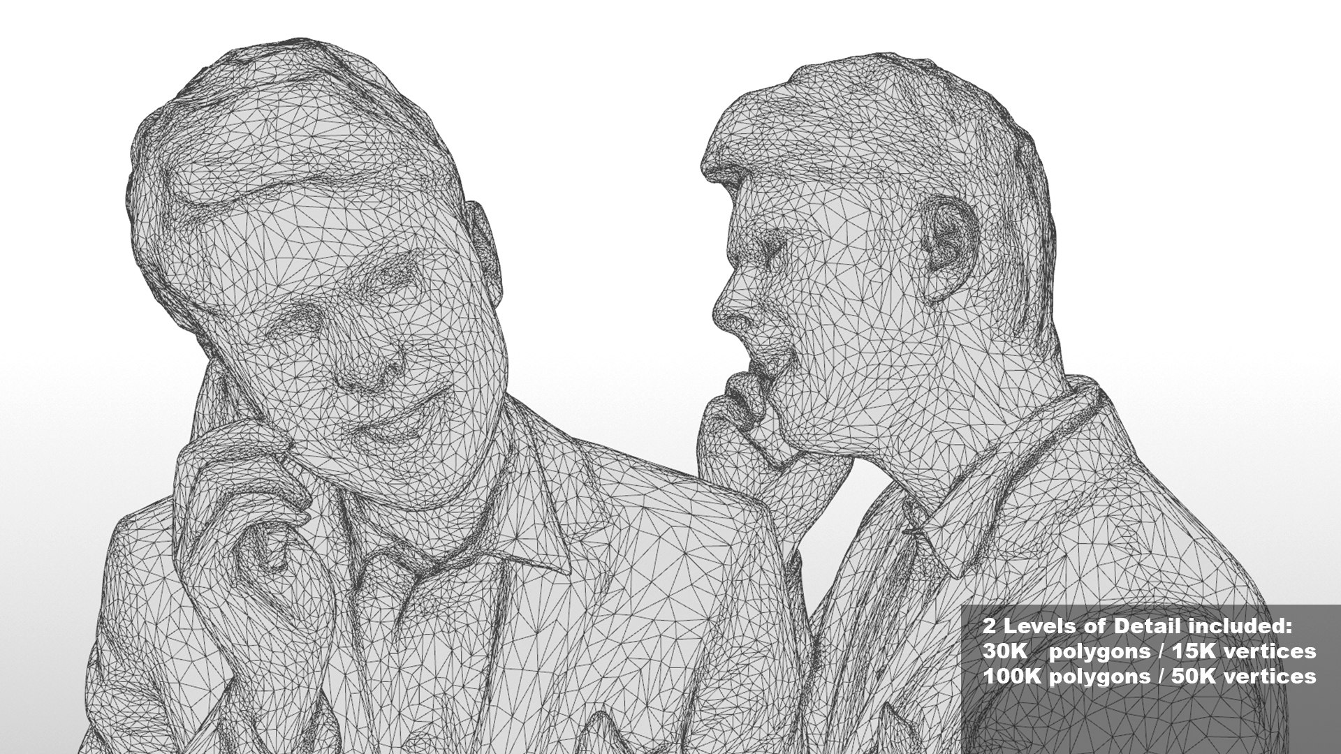 3D 10317 John - Walking Business Man Talking On The Phone Model ...