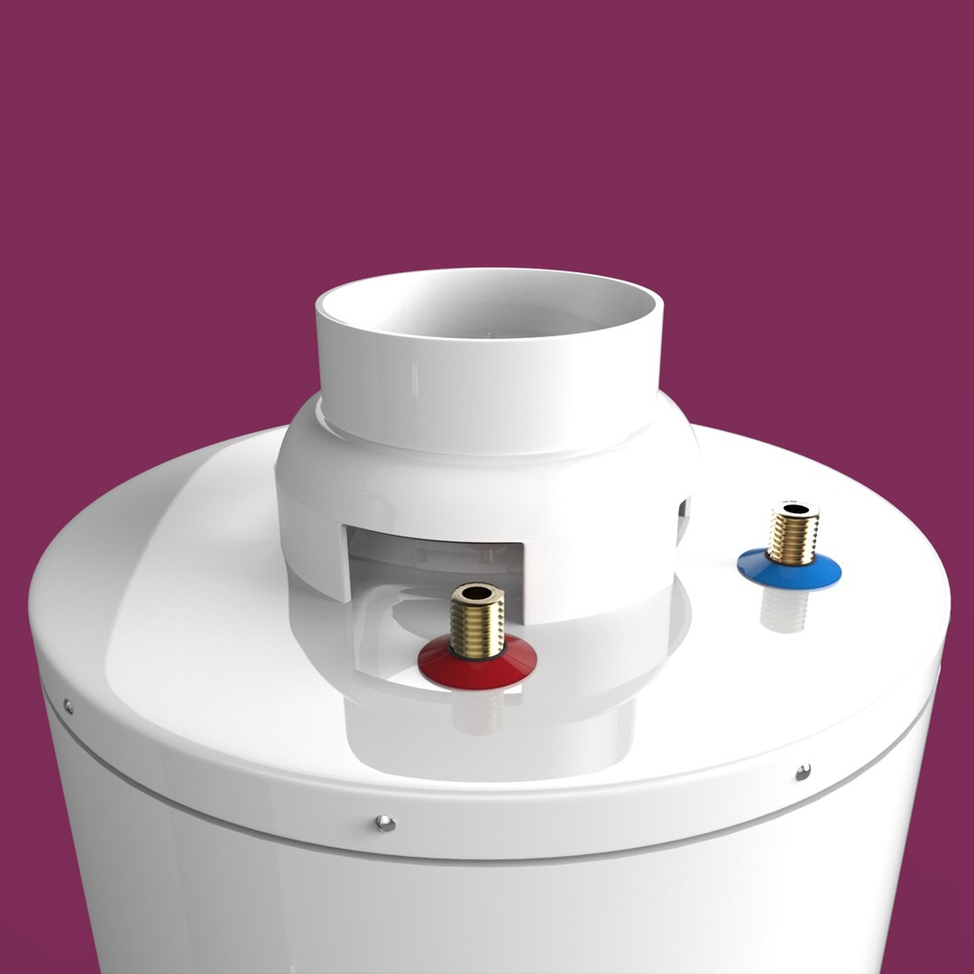 Hot Water Heater 3d Model