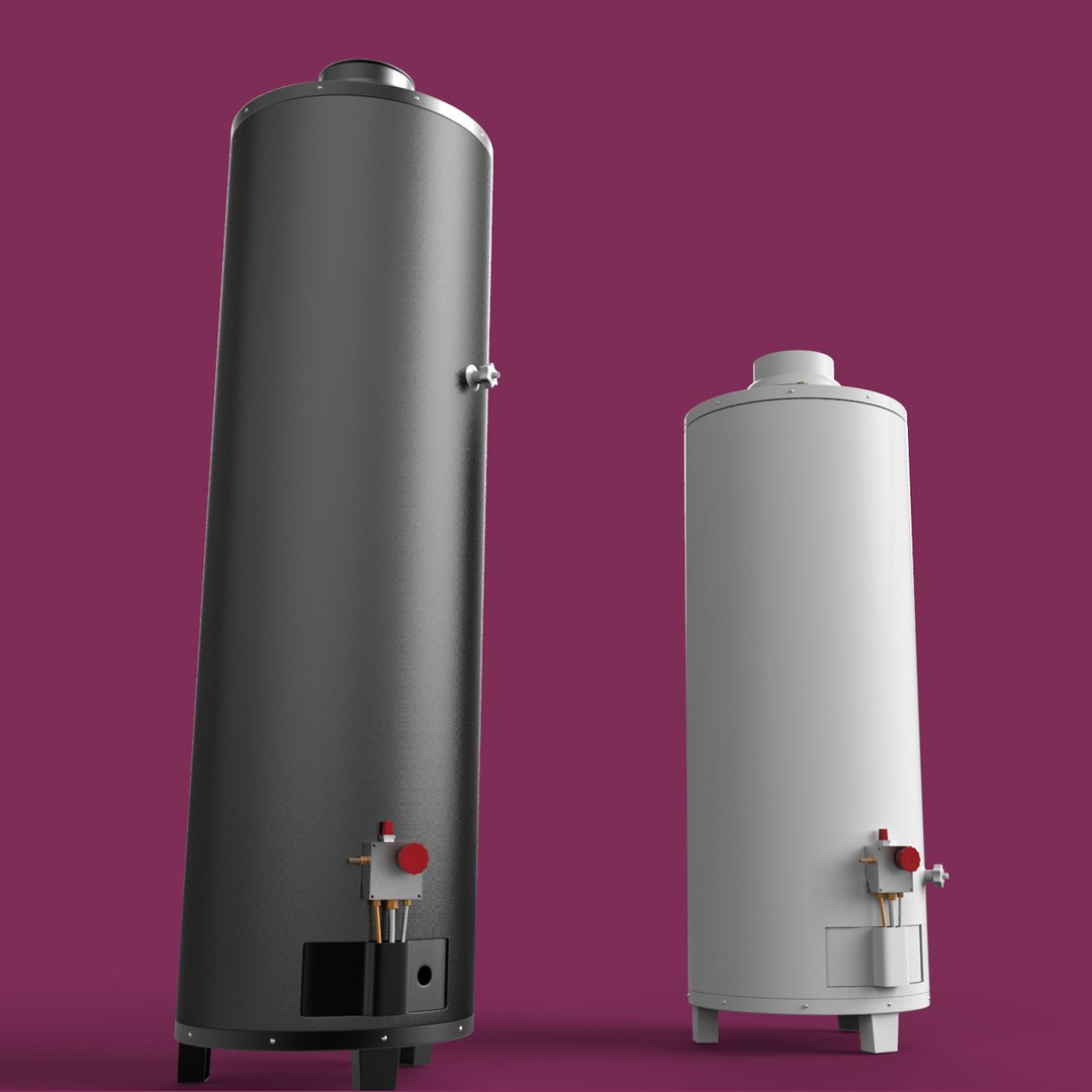 Hot Water Heater 3d Model