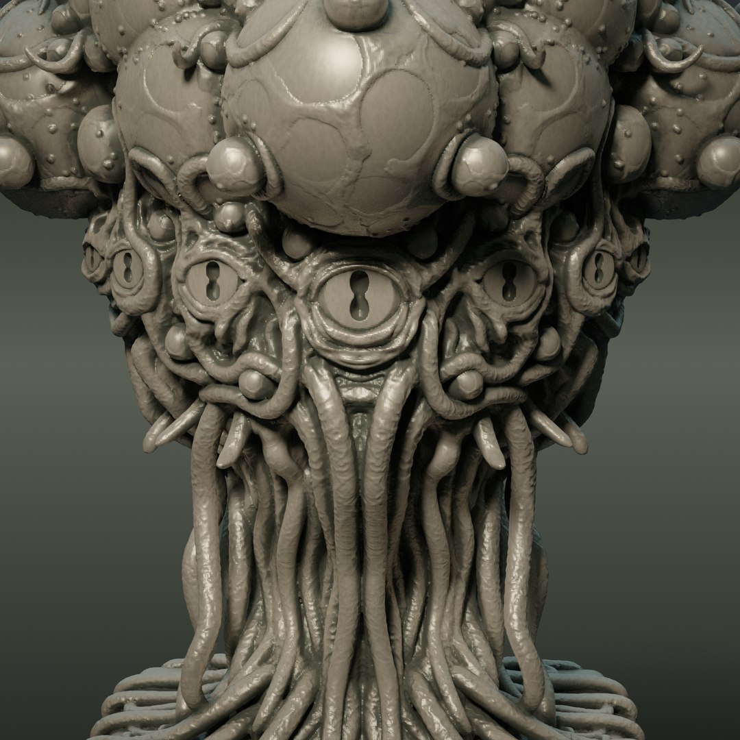 3D Yog-Sothoth Statuette - TurboSquid 2073878