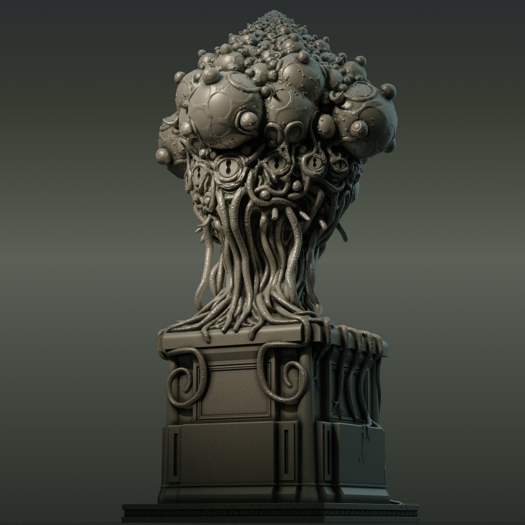 3D Yog-Sothoth Statuette - TurboSquid 2073878