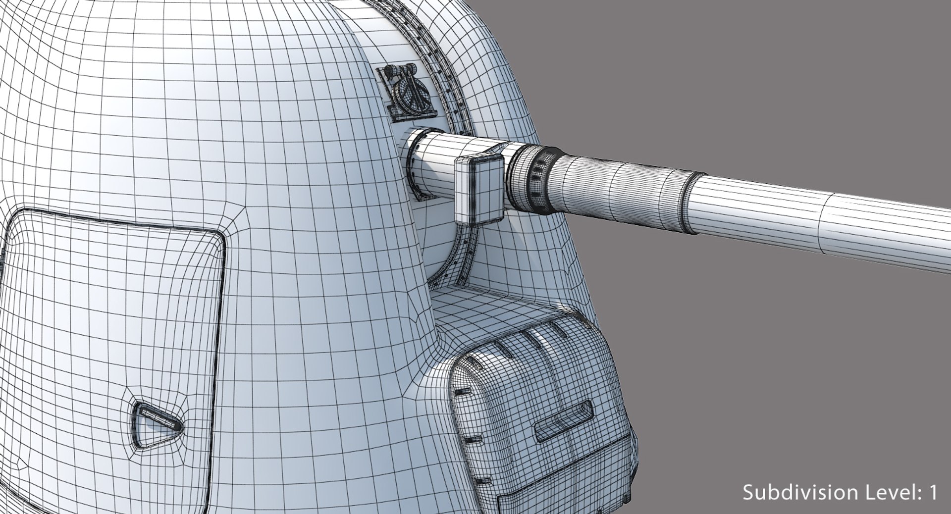 Mk 45 Mark Mod2 3d Obj