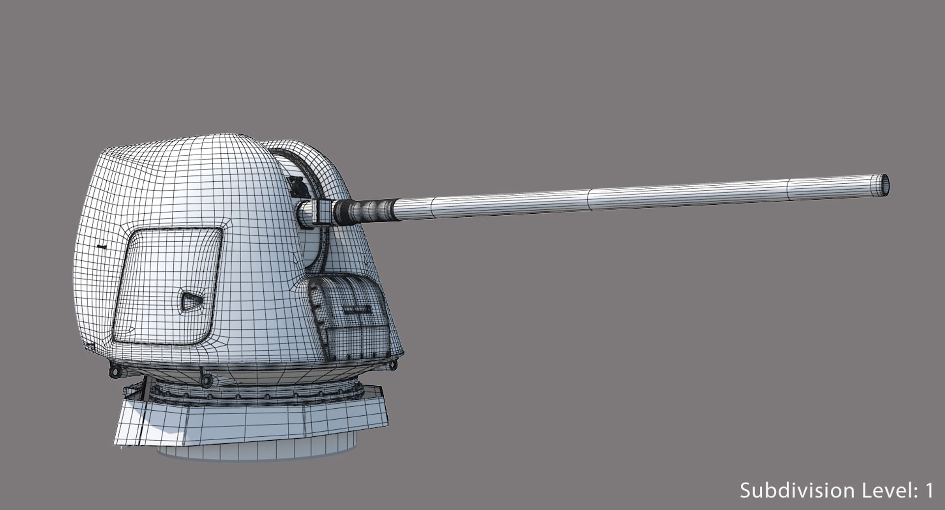 Mk 45 Mark Mod2 3d Obj