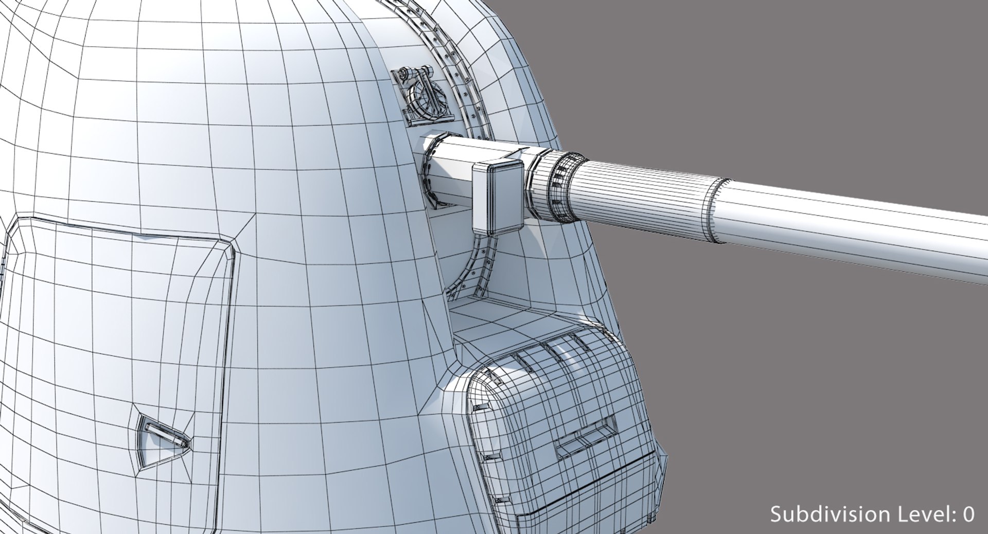 Mk 45 Mark Mod2 3d Obj
