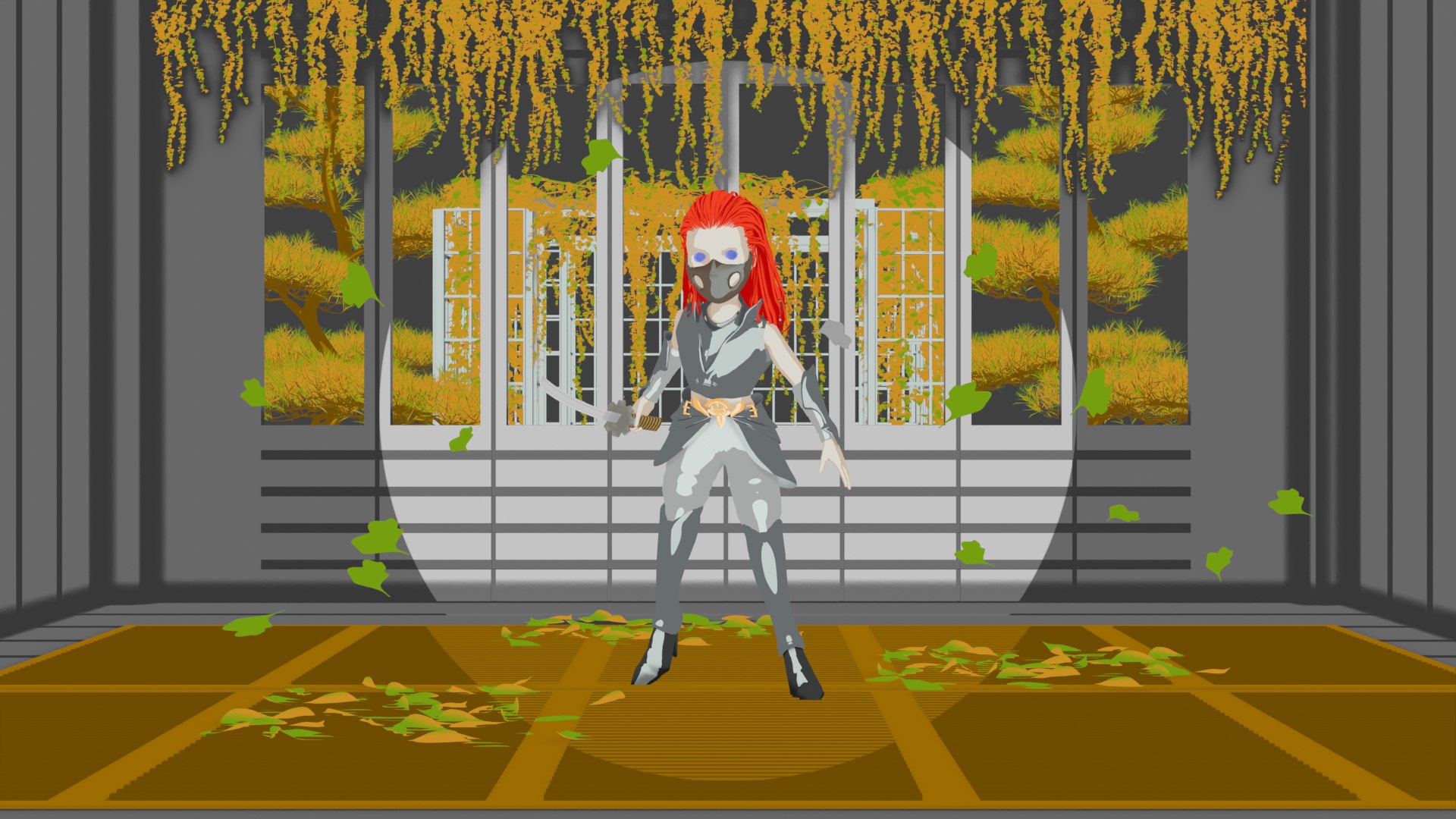 3D Model Samurai Cyber Character - TurboSquid 2323910