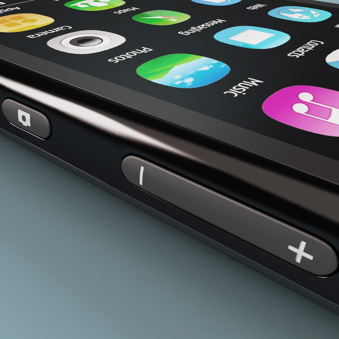 Nokia 500 Black 3d Model