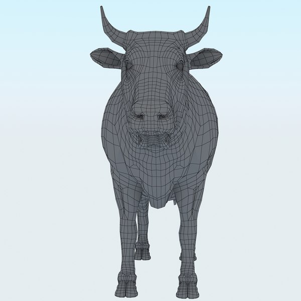 3D model cow - TurboSquid 1387644