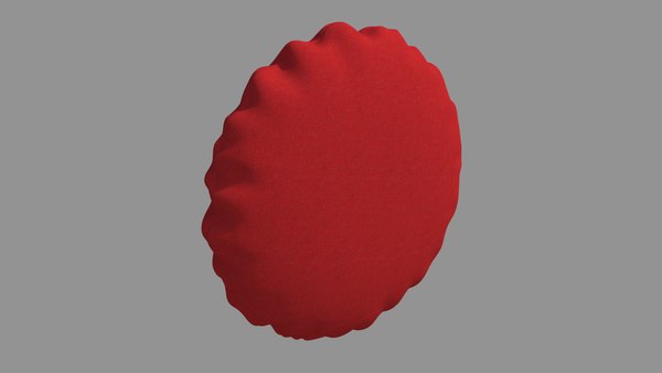 3D Round Cushion Pillow model - TurboSquid 1981341